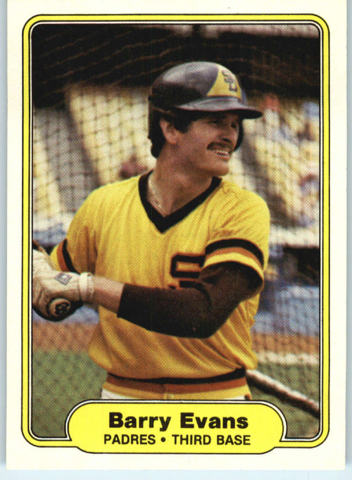 1982 Fleer #571 Barry Evans VG San Diego Padres - Under the Radar Sports