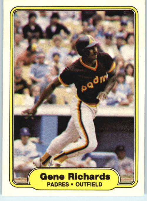 1982 Fleer #580 Gene Richards VG San Diego Padres - Under the Radar Sports