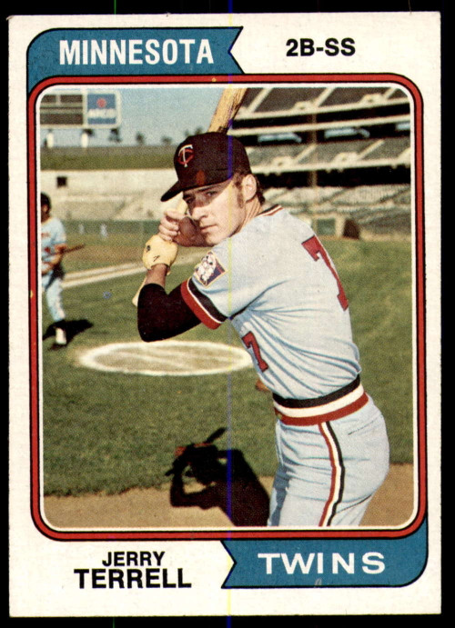 1974 Topps #481 Jerry Terrell VG RC Rookie Minnesota Twins - Under the ...