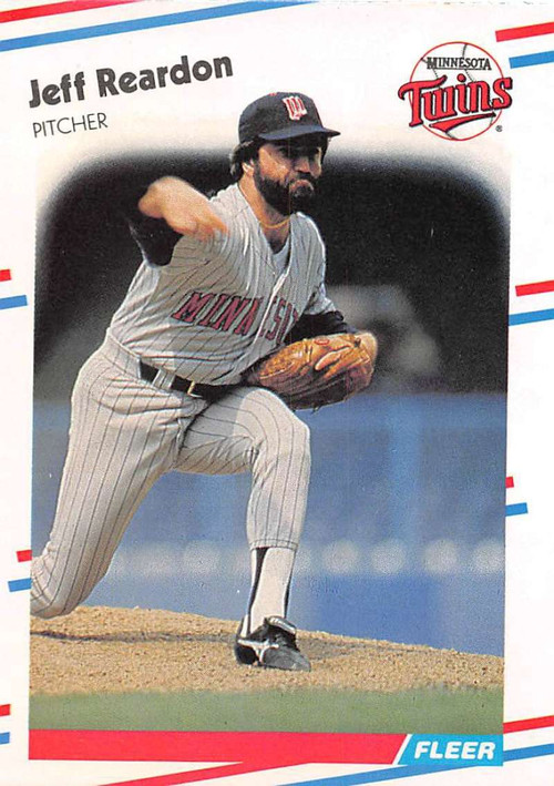 1988 Fleer #20 Jeff Reardon VG Minnesota Twins - Under the Radar Sports