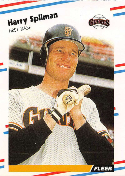 1988 Fleer #97 Harry Spilman VG San Francisco Giants - Under the Radar ...
