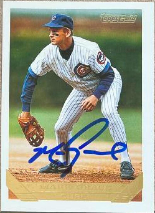 Mark Grace Autographed 1993 Topps Gold #630 - Under the Radar Sports