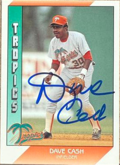 Dave Cash Autographed 1991 Pacific Senior League #58 - Under the Radar ...