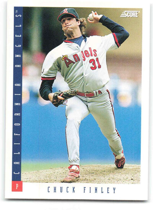 1993 Score #158 Chuck Finley NM-MT California Angels - Under the Radar ...