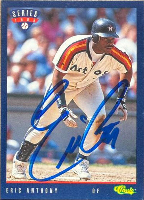 Eric Anthony Autographed 1993 Classic #T5 - Under the Radar Sports