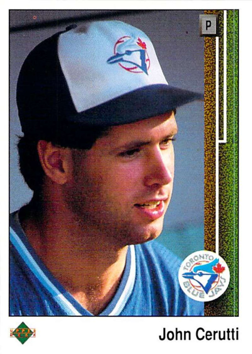 1989 Upper Deck #129 John Cerutti VG Toronto Blue Jays - Under the ...