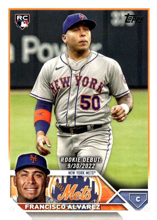 2023 Topps Update Series #US255 Francisco Alvarez Rookie Debut NM/MT ...