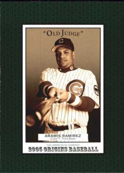 2005 UD Origins Old Judge #65 Aramis Ramirez NM-MT Chicago Cubs - Under ...