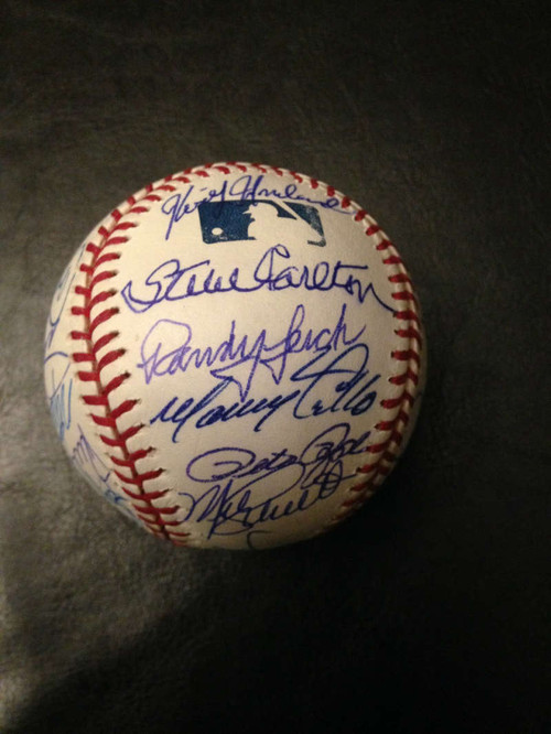 SOLD 1370 1980 Phillies Team signed ROMLB Baseball by 24 Players all ...