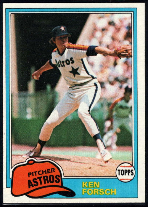 1981 Topps #269 Ken Forsch VG Houston Astros - Under the Radar Sports