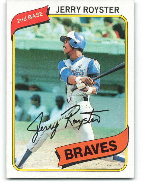 1980 Topps #463 Jerry Royster VG Atlanta Braves - Under the Radar Sports