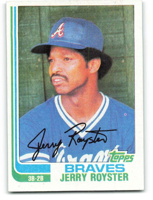 1982 Topps #608 Jerry Royster VG Atlanta Braves - Under the Radar Sports
