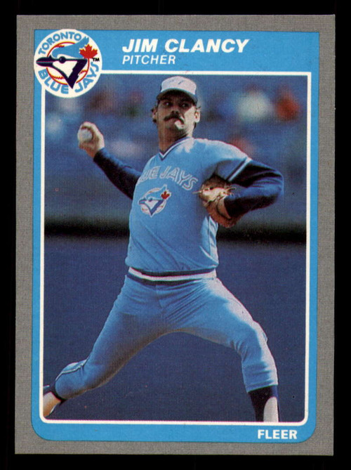 1985 Fleer #101 Jim Clancy VG Toronto Blue Jays - Under the Radar Sports