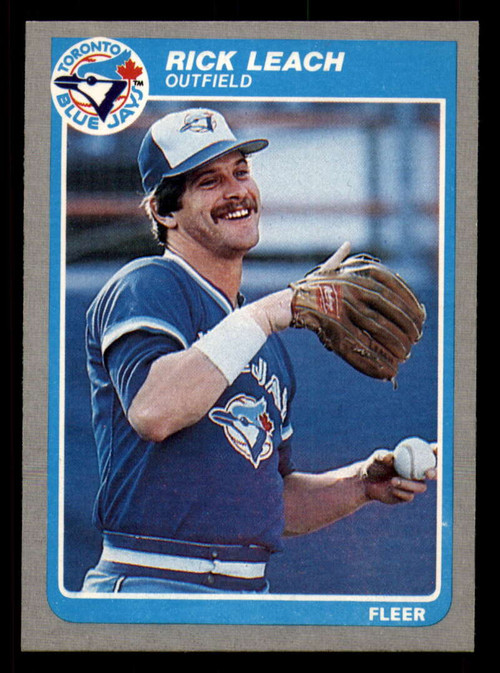 1985 Fleer #112 Rick Leach VG Toronto Blue Jays - Under the Radar Sports
