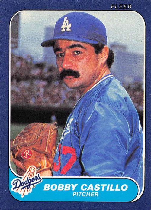 1986 Fleer #127 Bobby Castillo VG Los Angeles Dodgers - Under the Radar ...