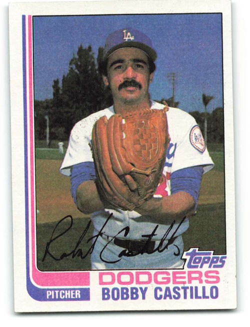 1982 Topps #48 Bobby Castillo VG Los Angeles Dodgers - Under the Radar ...