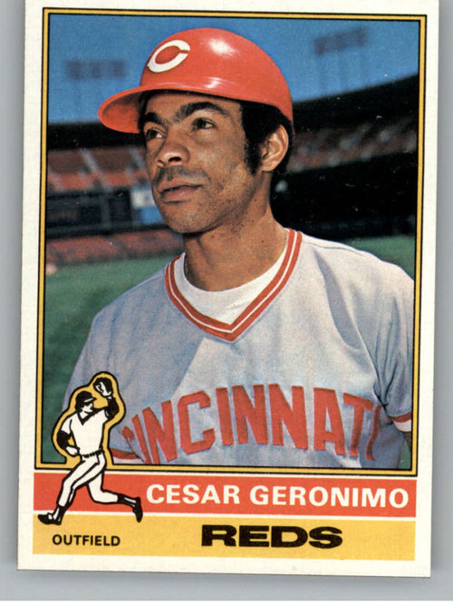 1976 Topps #24 Cesar Geronimo VG Cincinnati Reds - Under the Radar Sports