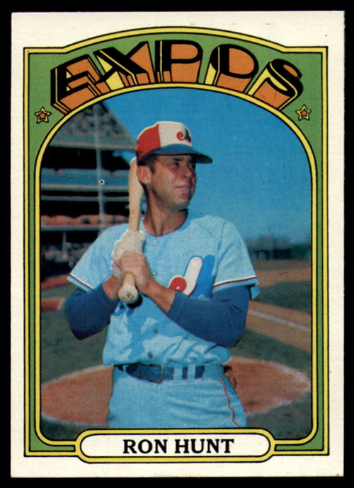 1972 Topps #110 Ron Hunt VG Montreal Expos - Under the Radar Sports