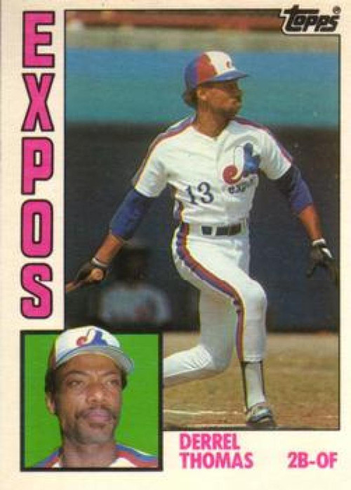 1984 Topps Traded #118T Derrel Thomas VG Montreal Expos - Under the ...