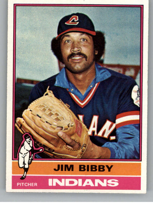 1976 Topps #324 Jim Bibby VG Cleveland Indians - Under the Radar Sports