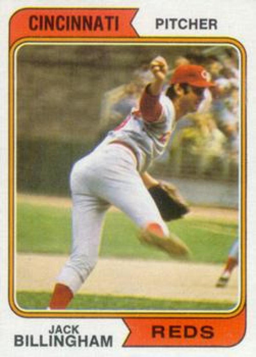 1974 Topps #158 Jack Billingham VG Cincinnati Reds - Under the Radar Sports