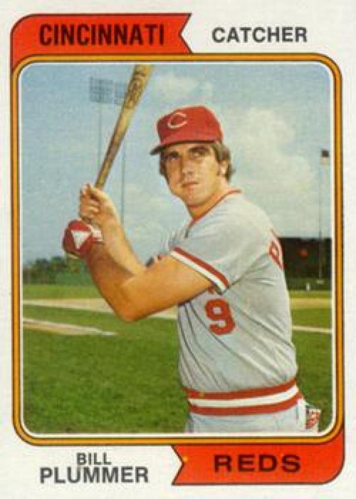 1974 Topps #524 Bill Plummer VG Cincinnati Reds - Under the Radar Sports