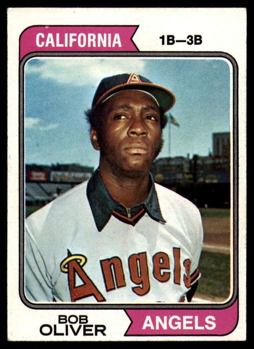 1974 Topps #243 Bob Oliver VG California Angels - Under the Radar Sports
