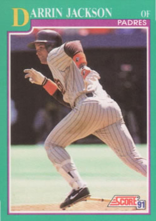 1991 Score #169 Darrin Jackson VG San Diego Padres - Under the Radar Sports
