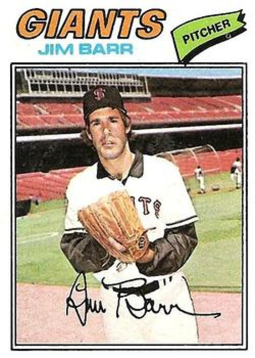 1977 Topps #609 Jim Barr VG San Francisco Giants - Under the Radar Sports
