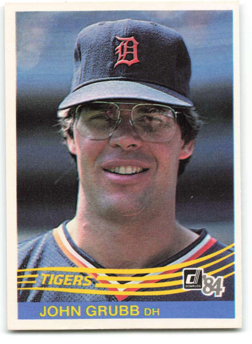 1984 Donruss #90 Johnny Grubb VG Detroit Tigers - Under the Radar Sports