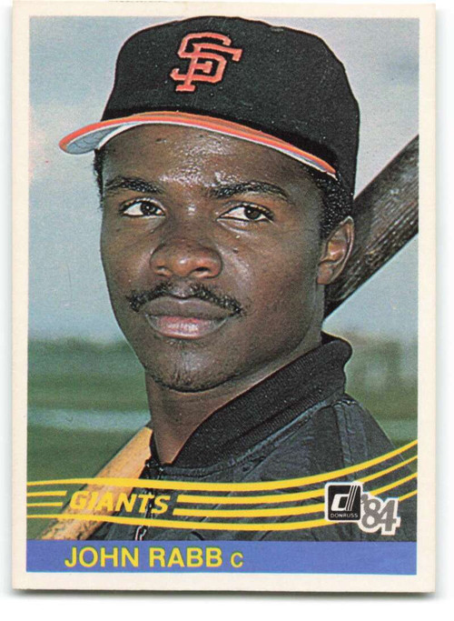 1984 Donruss #143 John Rabb VG San Francisco Giants - Under the Radar ...