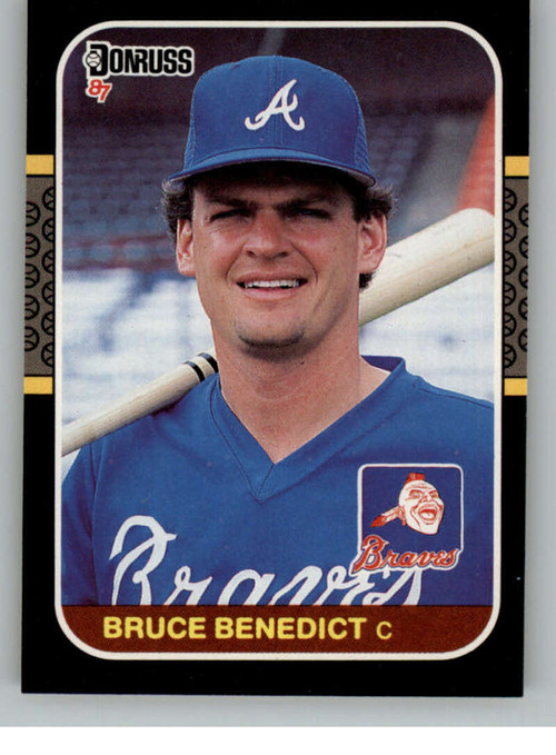 1987 Donruss #448 Bruce Benedict VG Atlanta Braves - Under the Radar Sports