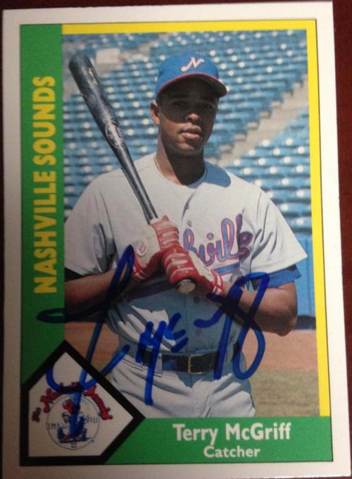 Terry McGriff Autographed 1990 CMC #129 - Under the Radar Sports