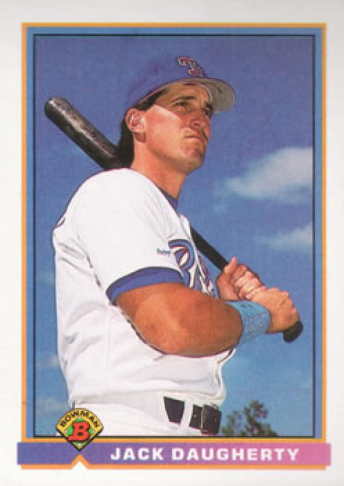 1991 Bowman #277 Jack Daugherty VG Texas Rangers - Under the Radar Sports