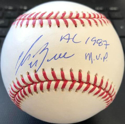 George Bell Autographed ROMLB Baseball 1987 AL MVP - Under the Radar Sports