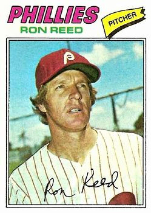 1977 Topps #243 Ron Reed VG Philadelphia Phillies - Under the Radar Sports