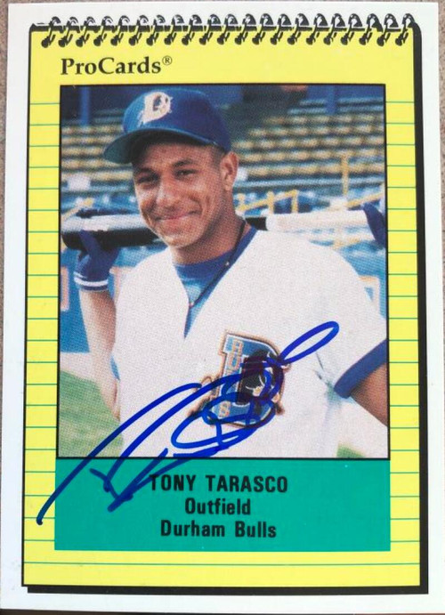 Tony Tarasco Autographed 1991 Pro Cards #1675 - Under the Radar Sports