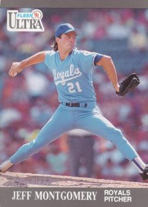 1991 Ultra #153 Jeff Montgomery VG Kansas City Royals - Under the Radar ...