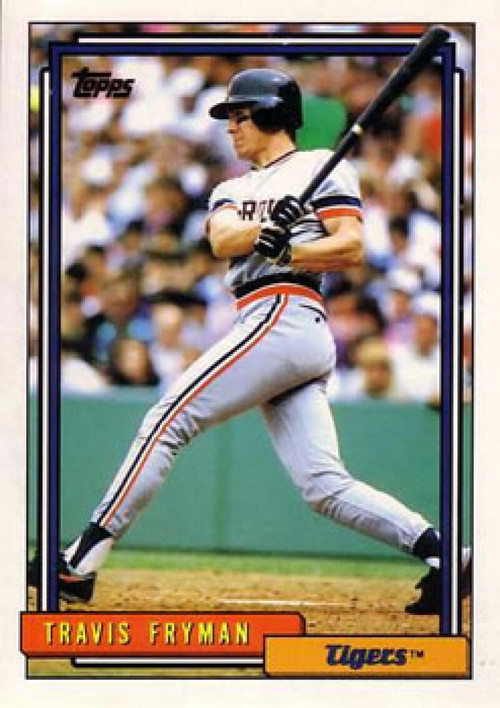 1992 Topps #750 Travis Fryman VG Detroit Tigers - Under the Radar Sports