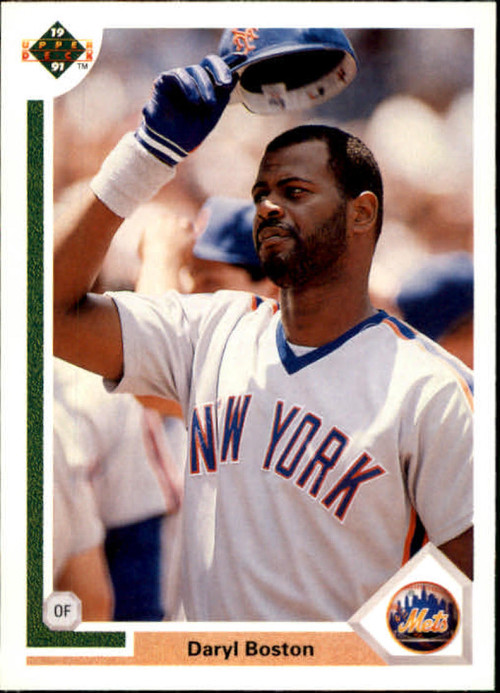 1991 Upper Deck #159 Daryl Boston VG New York Mets - Under the Radar Sports