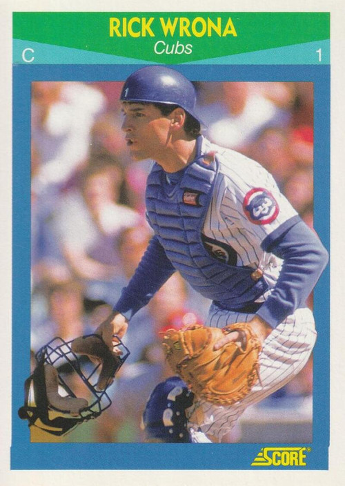 1990 Score Rising Stars #73 Rick Wrona VG Chicago Cubs - Under the ...