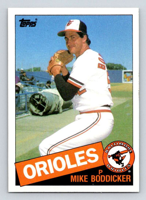 1985 Topps #225 Mike Boddicker VG Baltimore Orioles - Under the Radar ...