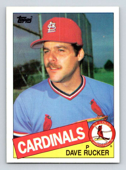 1985 Topps #421 Dave Rucker VG St. Louis Cardinals - Under the Radar Sports