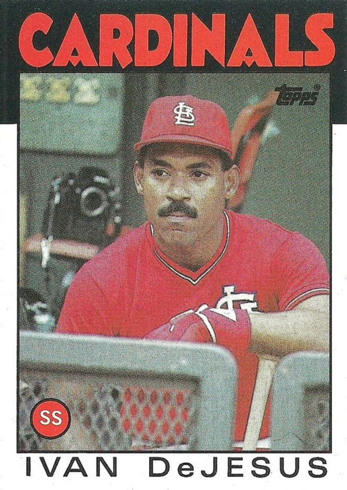 1986 Topps #178 Ivan DeJesus VG St. Louis Cardinals - Under the Radar Sports