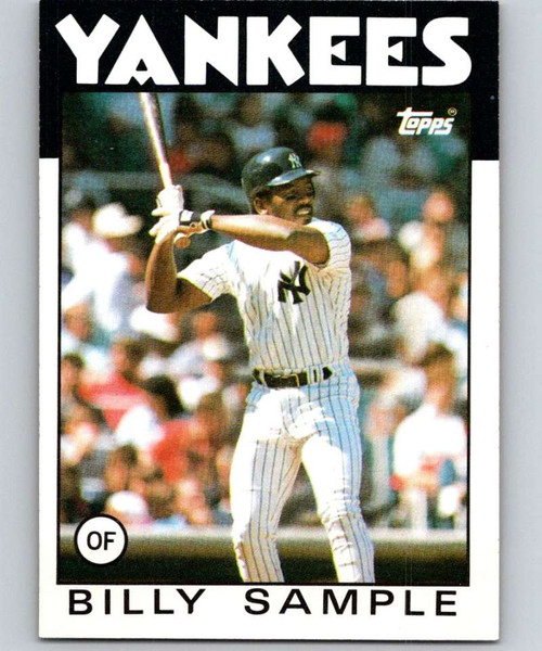1986 Topps #533 Billy Sample VG New York Yankees - Under the Radar Sports