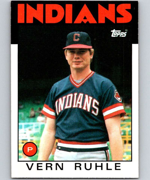 1986 Topps #768 Vern Ruhle VG Cleveland Indians - Under the Radar Sports