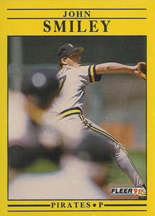 1991 Fleer #50 John Smiley VG Pittsburgh Pirates - Under the Radar Sports