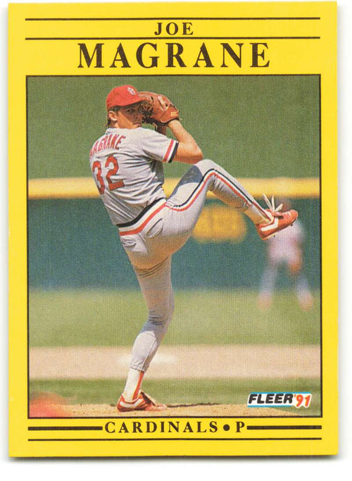 1991 Fleer #638 Joe Magrane VG St. Louis Cardinals - Under the Radar Sports