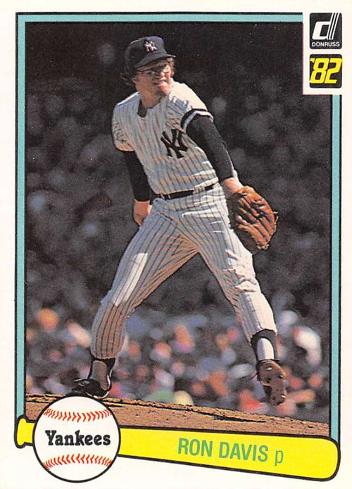 1982 Donruss #451 Ron Davis VG New York Yankees - Under the Radar Sports