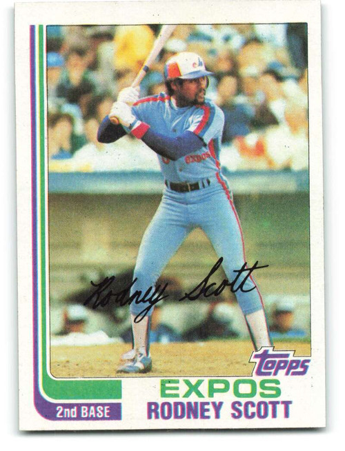 1982 Topps #259 Rodney Scott VG Montreal Expos - Under the Radar Sports